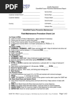 PMS Checklist | PDF | Technology & Engineering