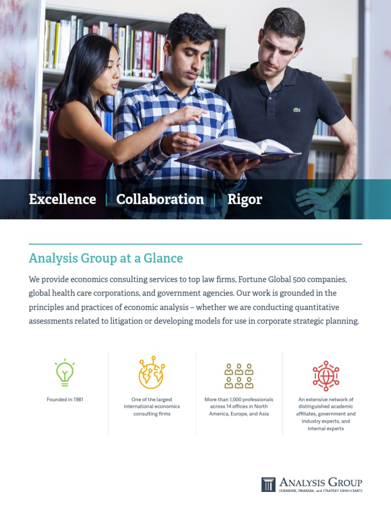 Overview of Analysis Group Careers | PDF | Mentorship | Consultant