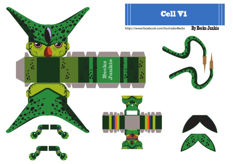 Cell V1 Mini Papercraft by Becks Junkie PDF | PDF