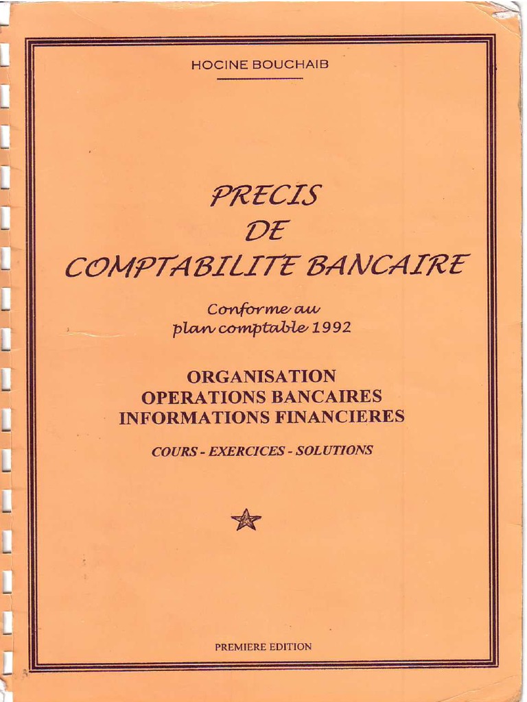 Comptabilite Bancaire - Bouchaib | PDF