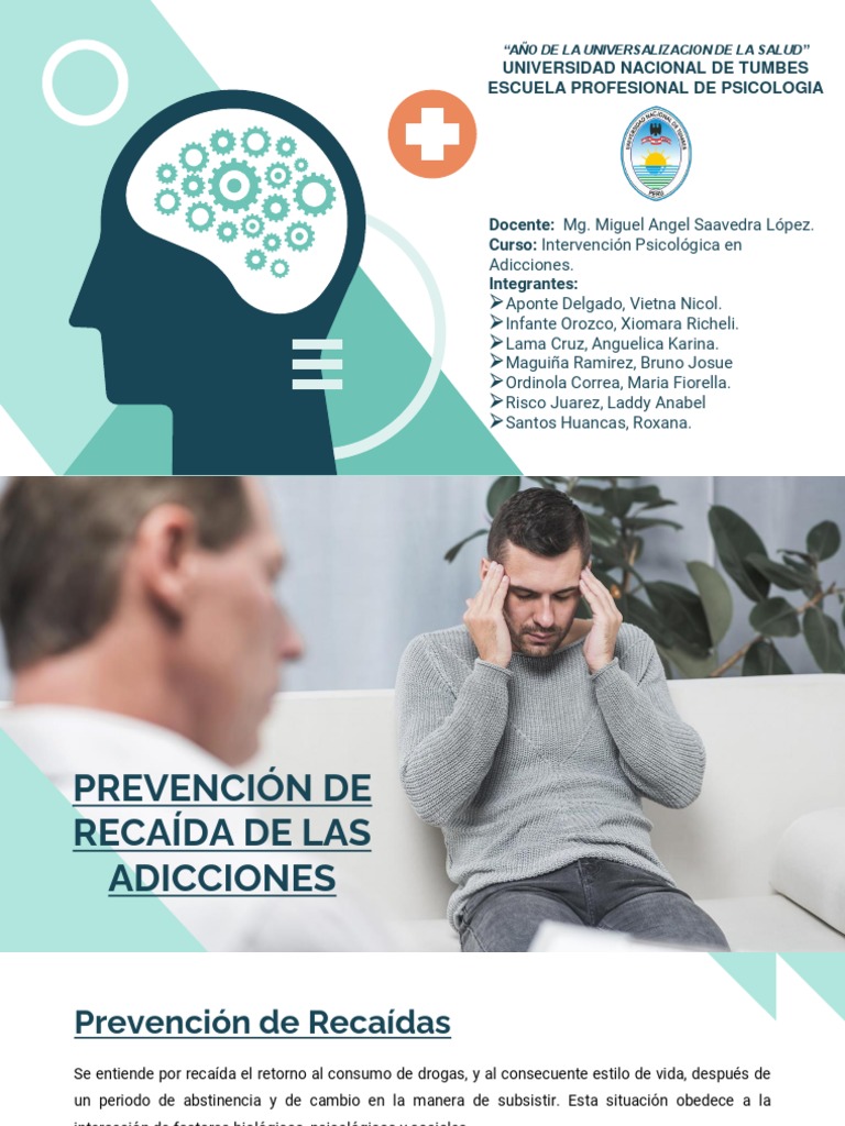 Prevencion de La Recaida en Adicciones | PDF | La dependencia de ...