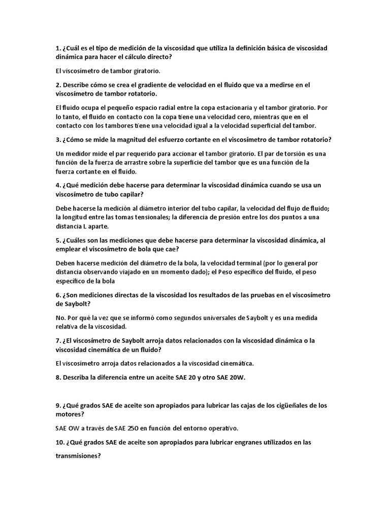 Teoria Practica 2 MECA | PDF | Viscosidad | Velocidad