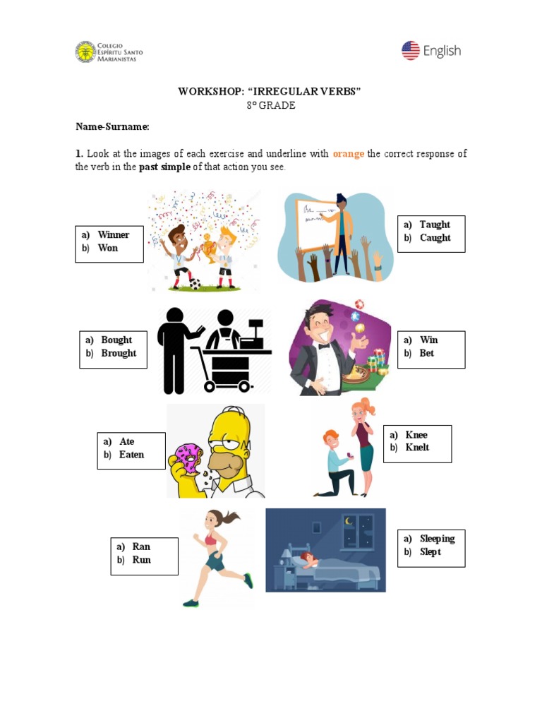 WORKSHOP_IRREGULAR VERBS (1) | PDF