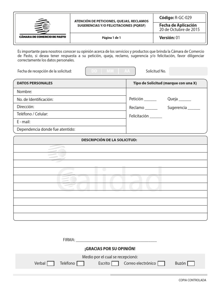 Formato PQR | PDF