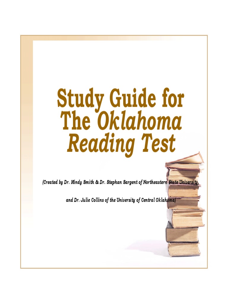 Oklahoma Reading Test Study Guide | PDF | Phonics | Consonant