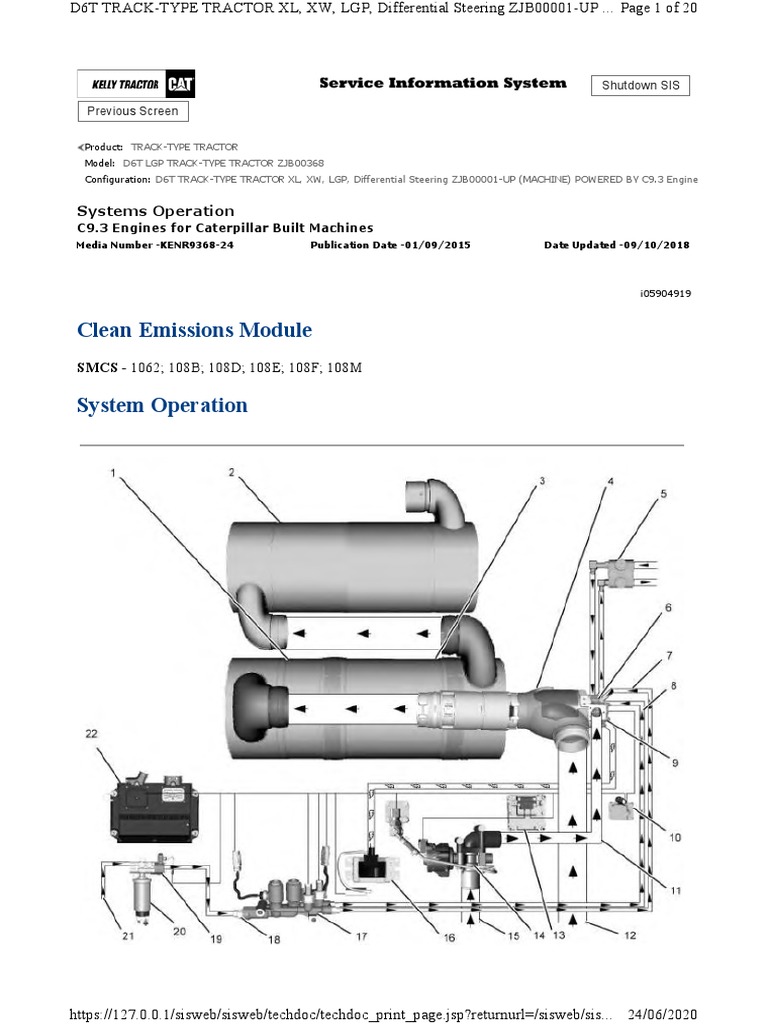 Clean Emission Module D6T | PDF | Ignition System | Diesel Engine