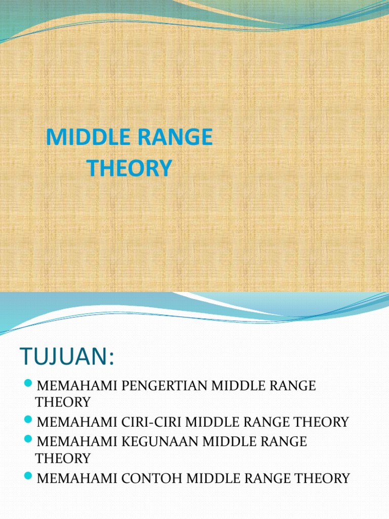 Middle Range Theory | PDF