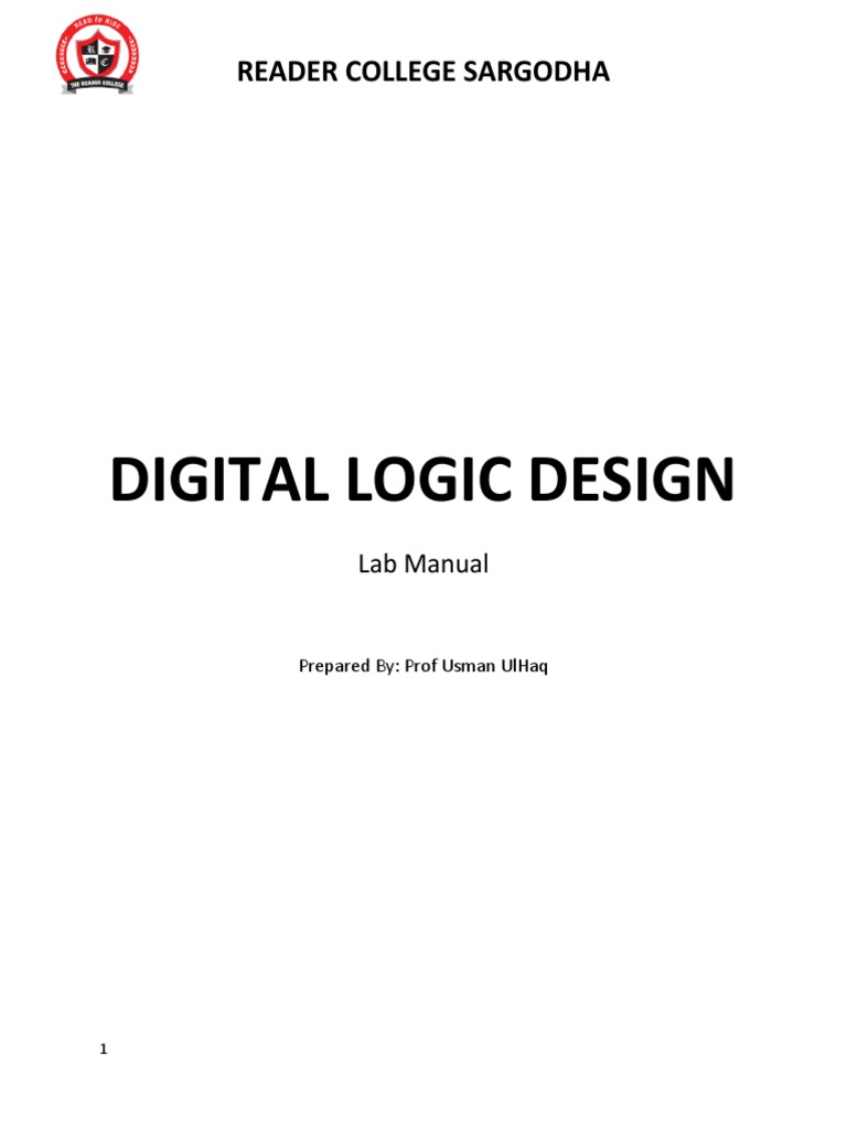 Digital Logic Design | PDF | Digital Electronics | Power Supply