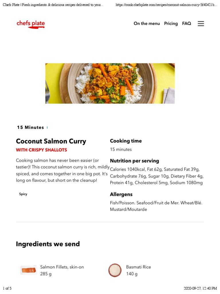 3chefs Plate - Fresh Ingredients & Delicious Recipes Delivered To Your ...