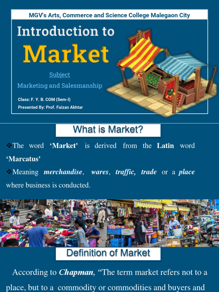 Understanding Markets: Types of Markets Based on Various ...
