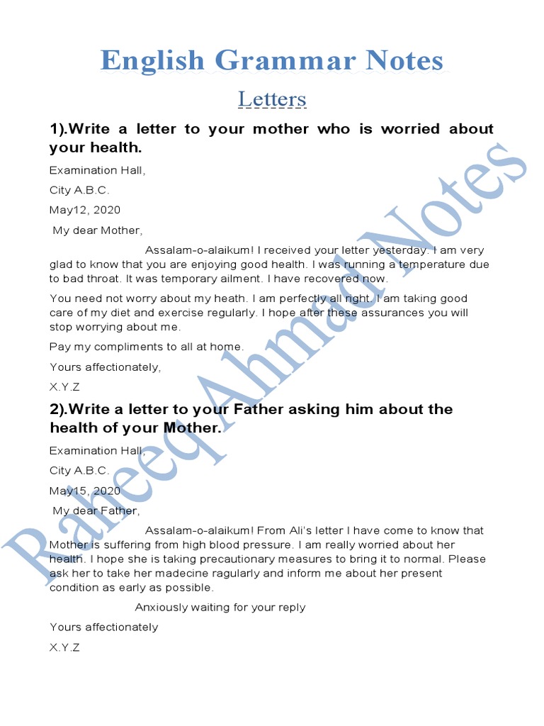 English Grammar Notes | PDF