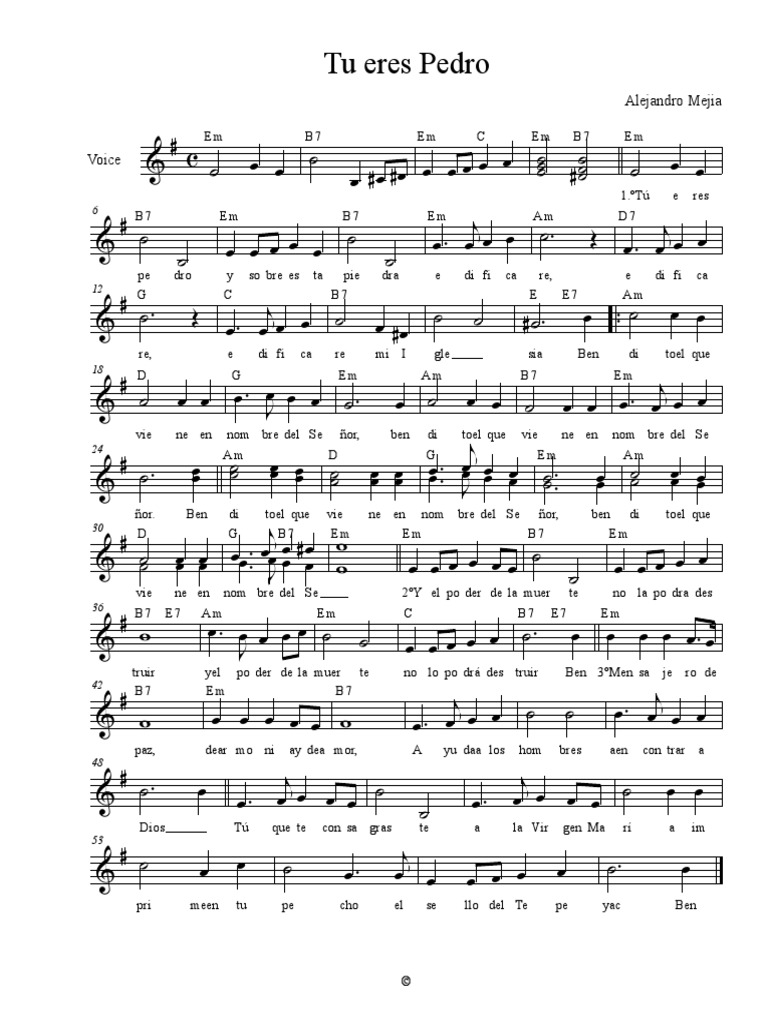 Tu Eres Pedro | PDF