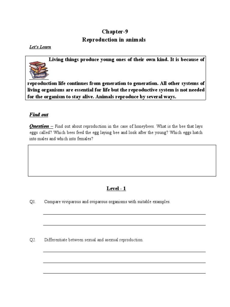 Animal Reproduction Guide | PDF | Reproduction | Egg