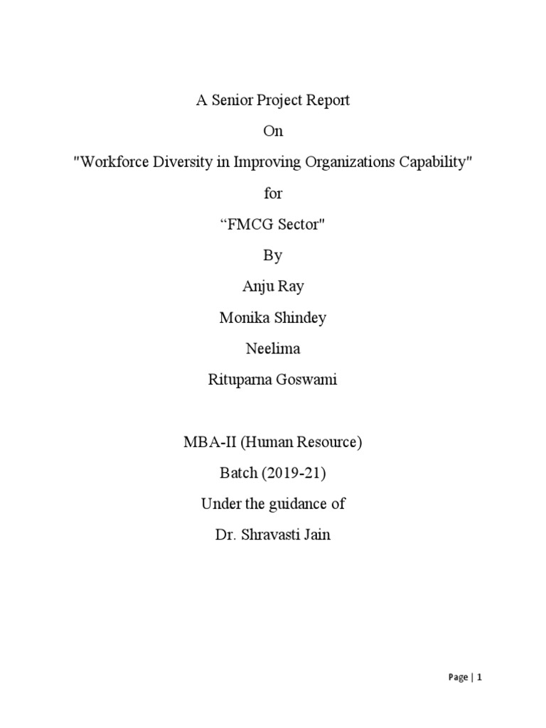 SRP Project 2020 | PDF | Nestlé | Business