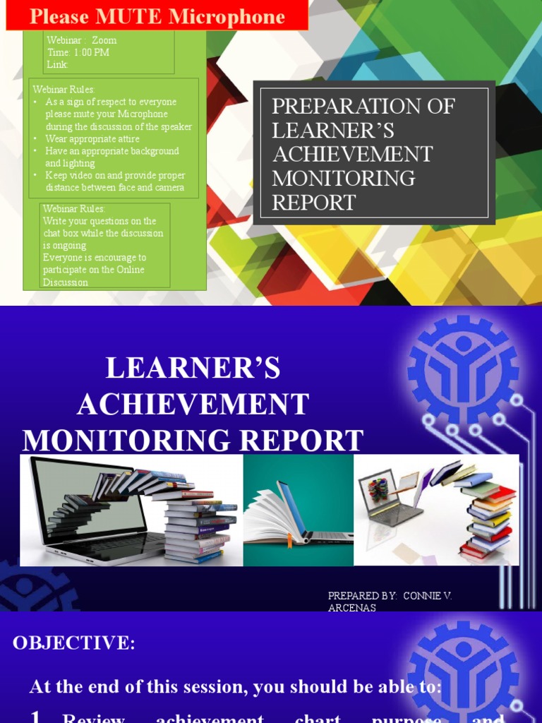 Learner Achievement Monitoring Webinar Guide | PDF | Pedagogy | Learning