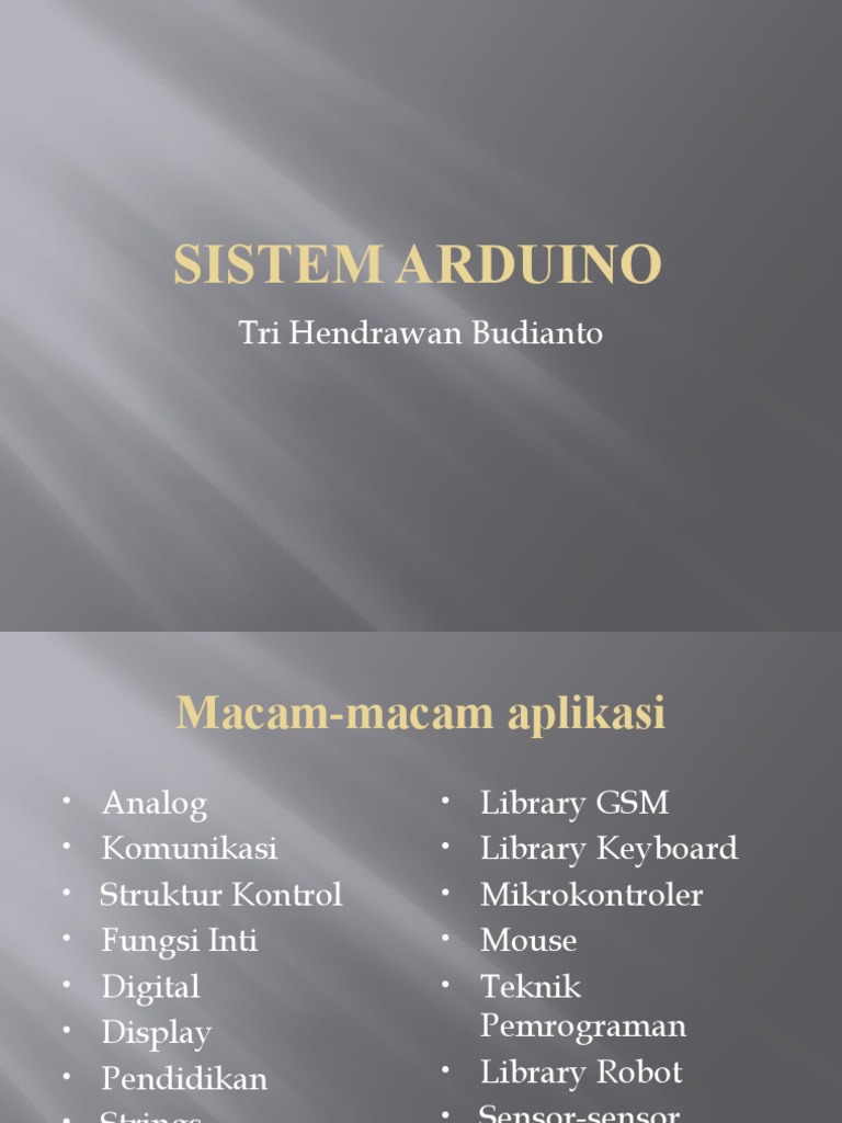 Sistem Arduino | PDF | Arduino | Computer Keyboard