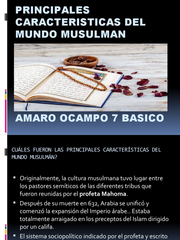 Principales Caracteristicas Del Mundo Musulman | PDF | Islam sunita ...