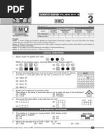 Imo Sample Paper Class-3 2025-26 | PDF | Geometry | Mathematics