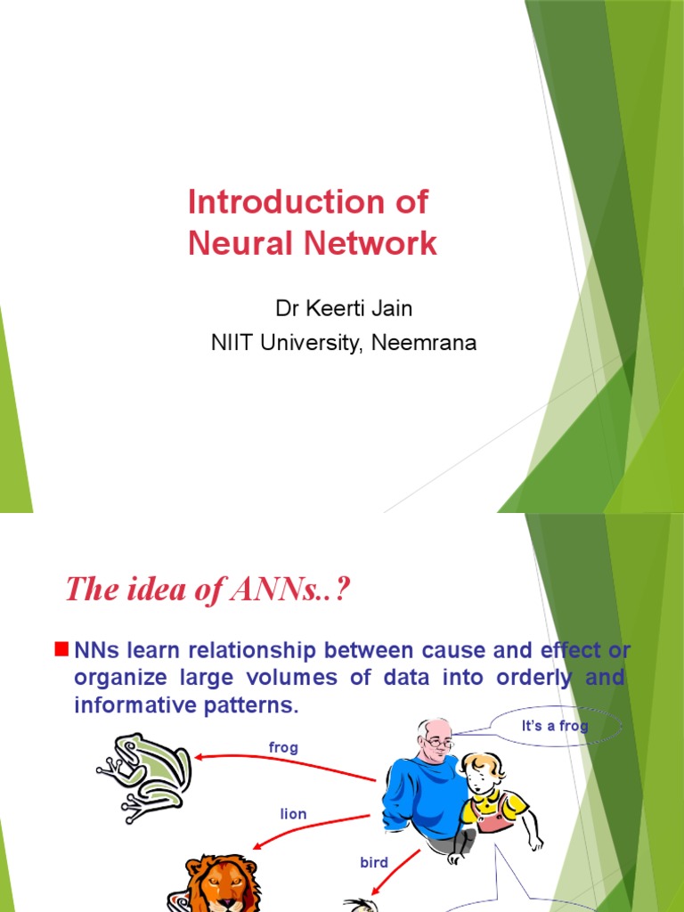 Introduction of Neural Network | PDF | Neuron | Artificial Neural Network