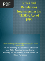 BRIEF HISTORY and TESDA Definition Training System Benefits | PDF ...