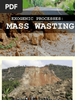 MASS WASTING (Handouts) | PDF | Landslide | Erosion