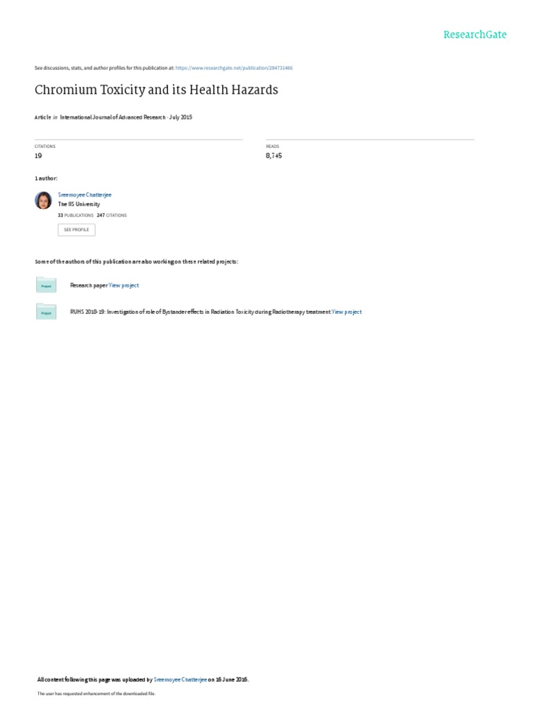 449 Ijar-6244 | PDF | Chromium | Allergy