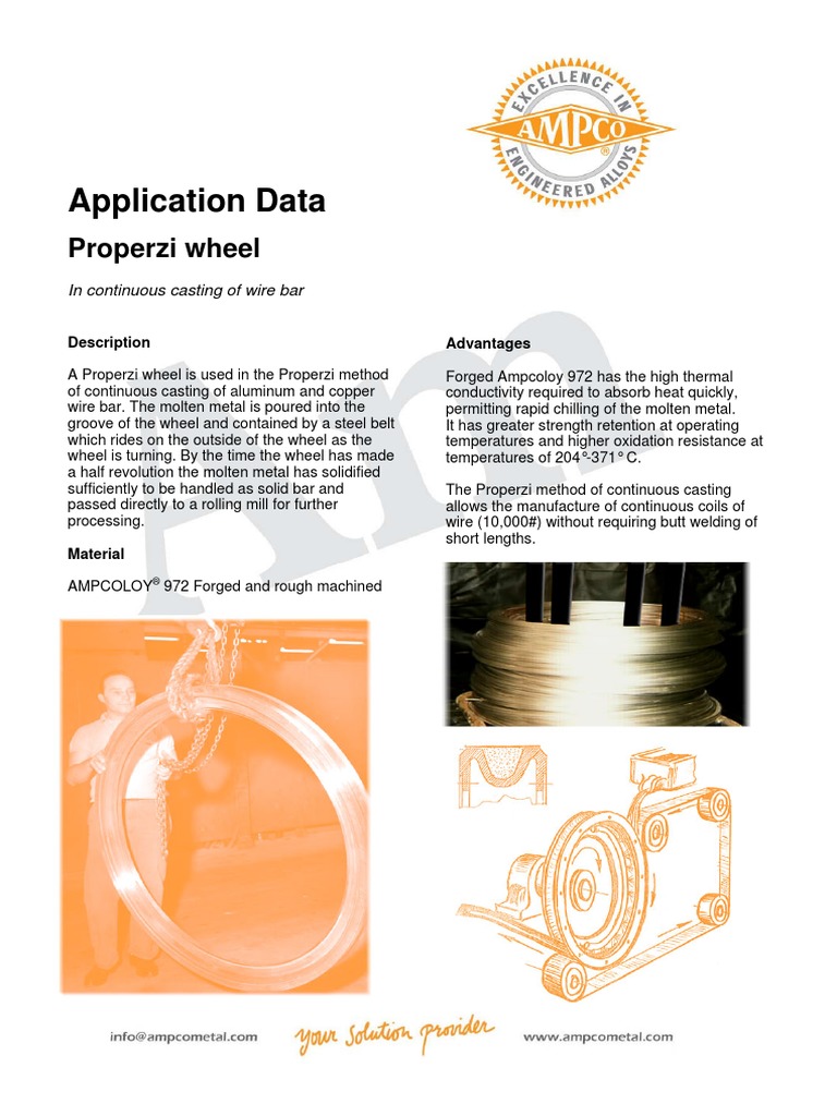 Appl - Data - Properzi - Wheel PDF | PDF
