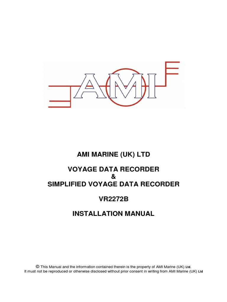 Ami VDR VR2272B-Installation-Manual-Iss11 PDF | PDF | Power Supply ...