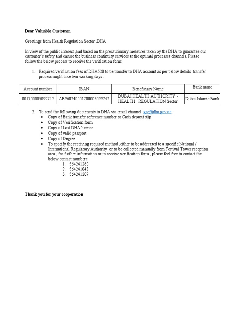 Customer Form For Verification | PDF