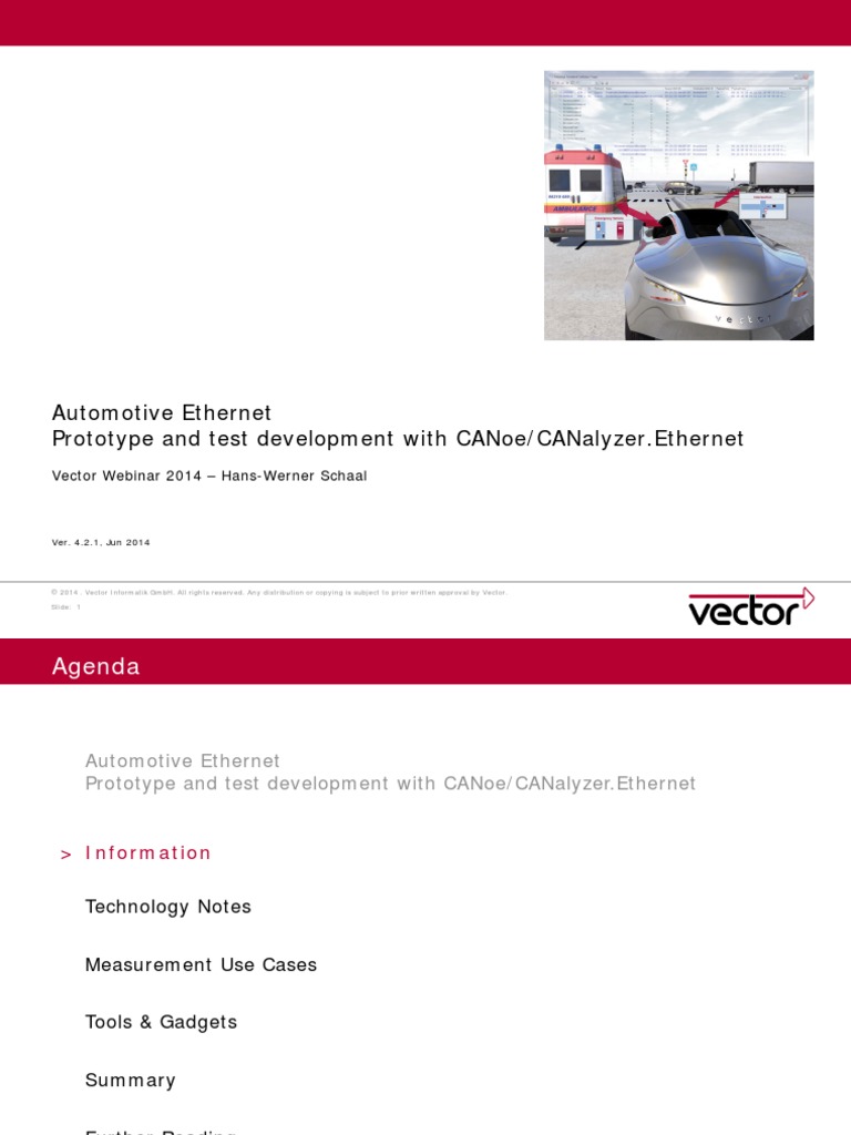 Automotive Ethernet Prototype and Test Development With Canoe/Canalyzer ...