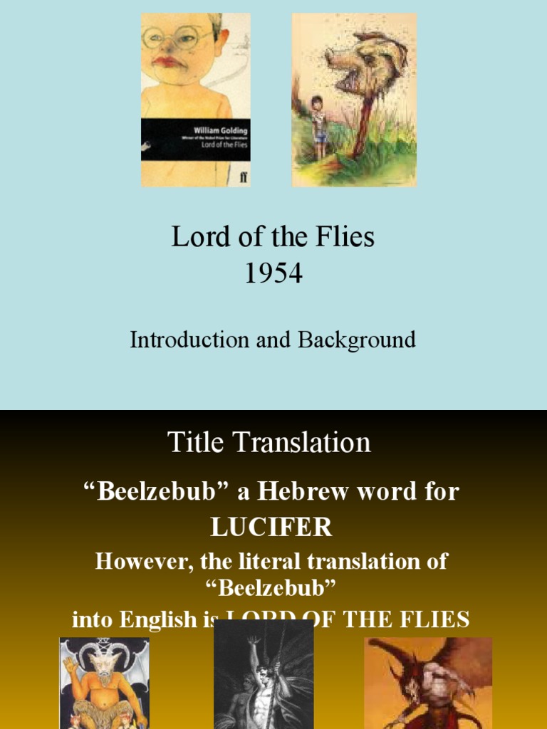 Lord of The Flies 1954: Introduction and Background | PDF | Unrest