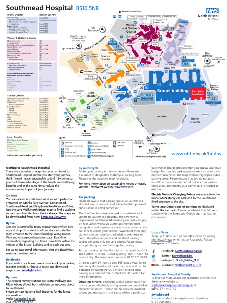 Southmead Map - FINAL September 2019 | PDF | Parking Lot | Parking