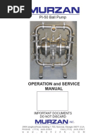 Murzan Pump Operation & Maintenance Manual | PDF | Pump | Valve
