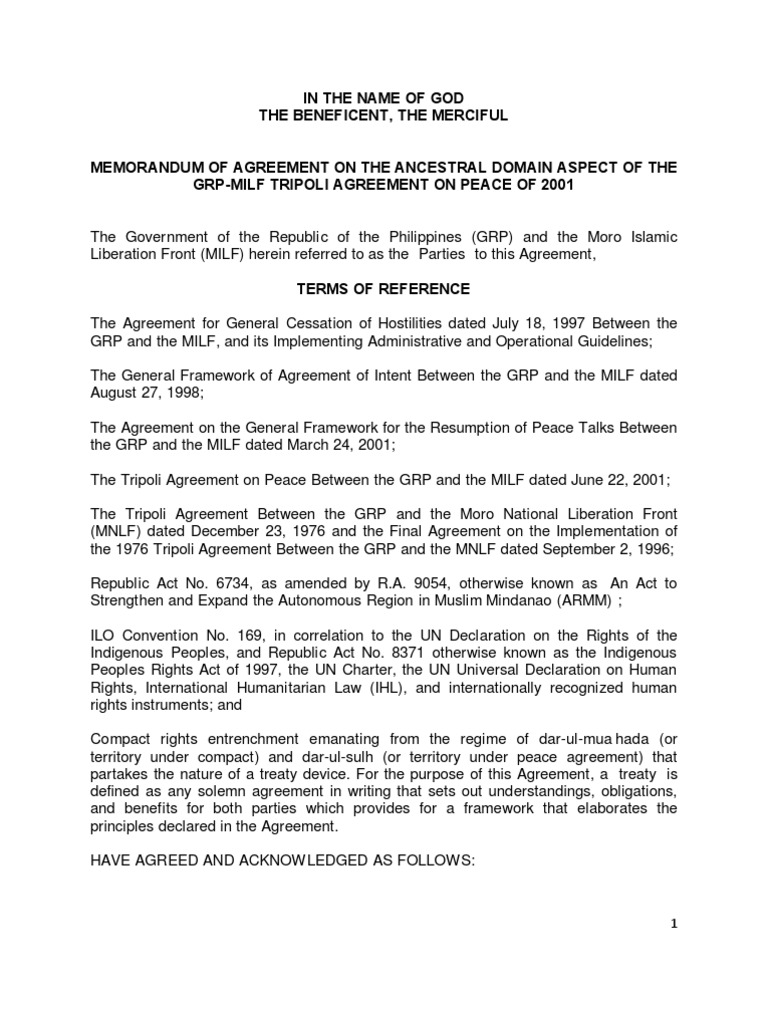 In The Name of God The Beneficent, The Merciful | PDF | Territorial ...