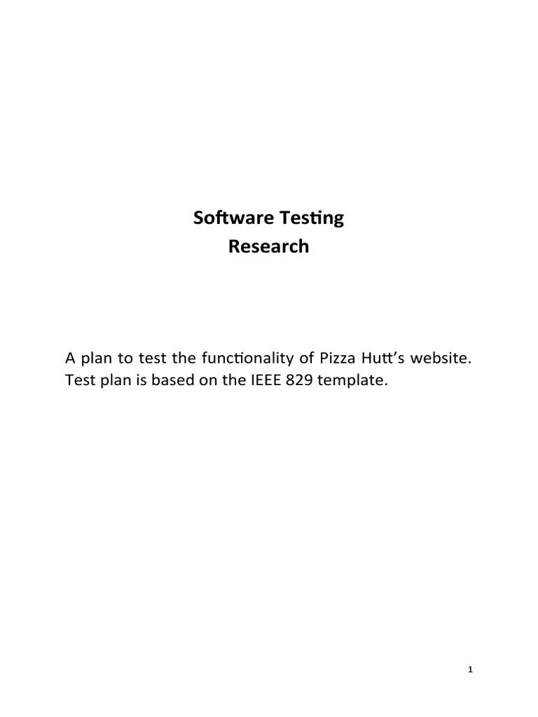Software Testing Research | PDF | Software Testing | Selenium (Software)