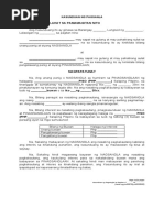 Demand Letter Format - Tagalog | PDF