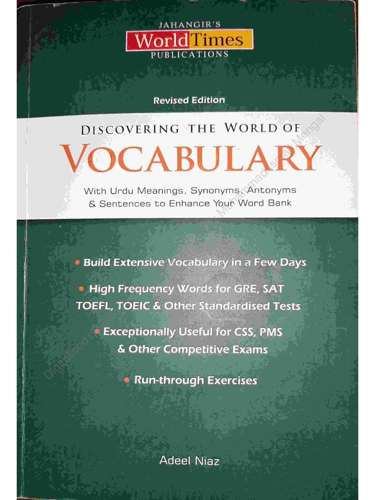 Discovering The World of Vocabulary by JWT | PDF