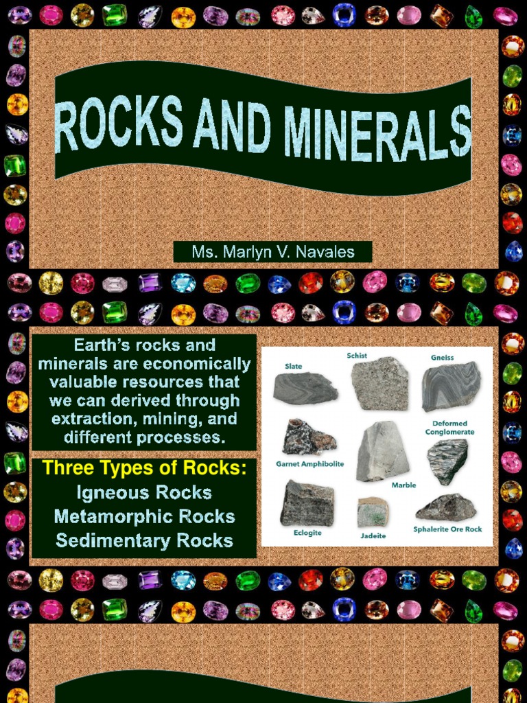 Lesson 5. ROCKS AND MINERALS PDF | PDF | Rock (Geology) | Shale