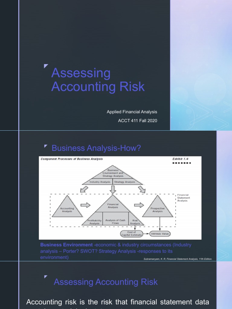 Accounting Risk | PDF | Accounting | Risk