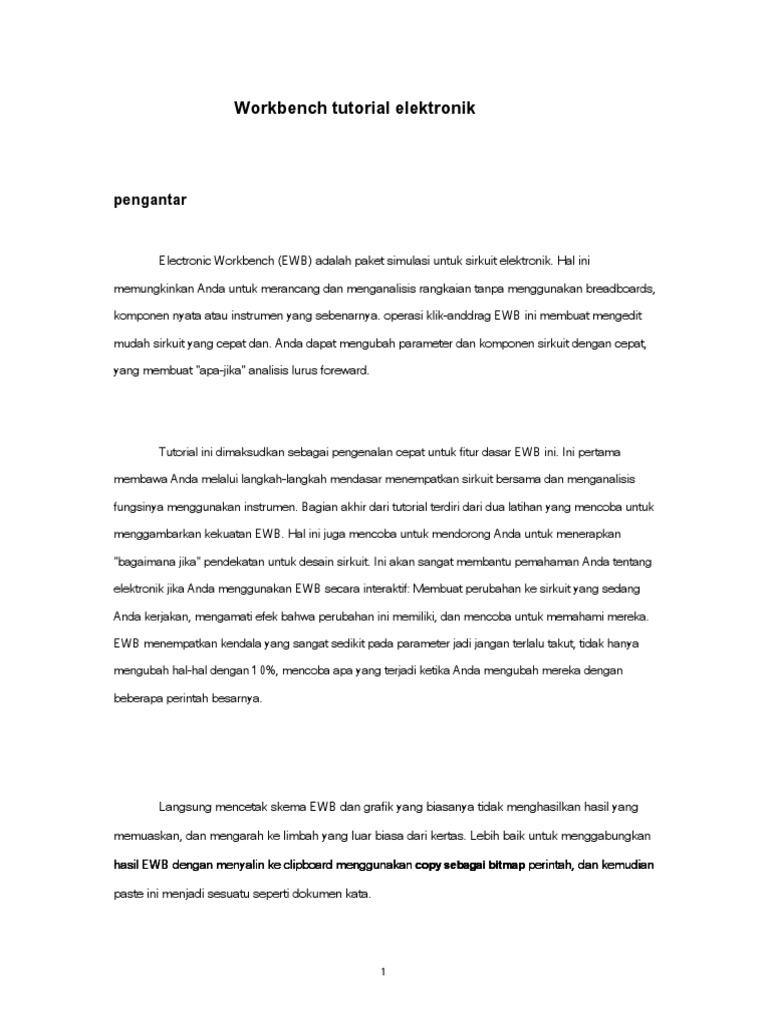 Tutorial EWB - En.id | PDF