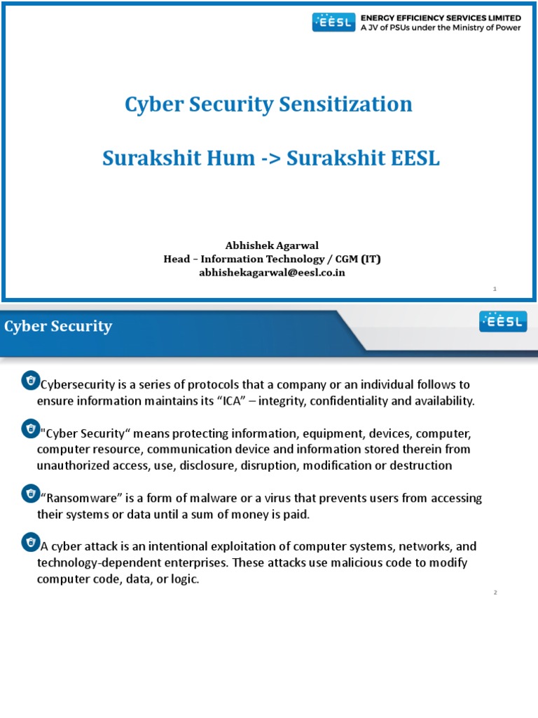 Cyber Security Awareness | PDF | Computer Security | Security