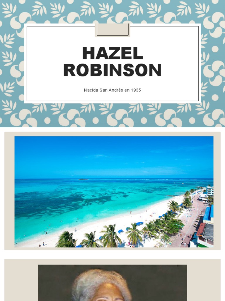 Hazel Robinson: Vida y Educación Artística | PDF | Poesía