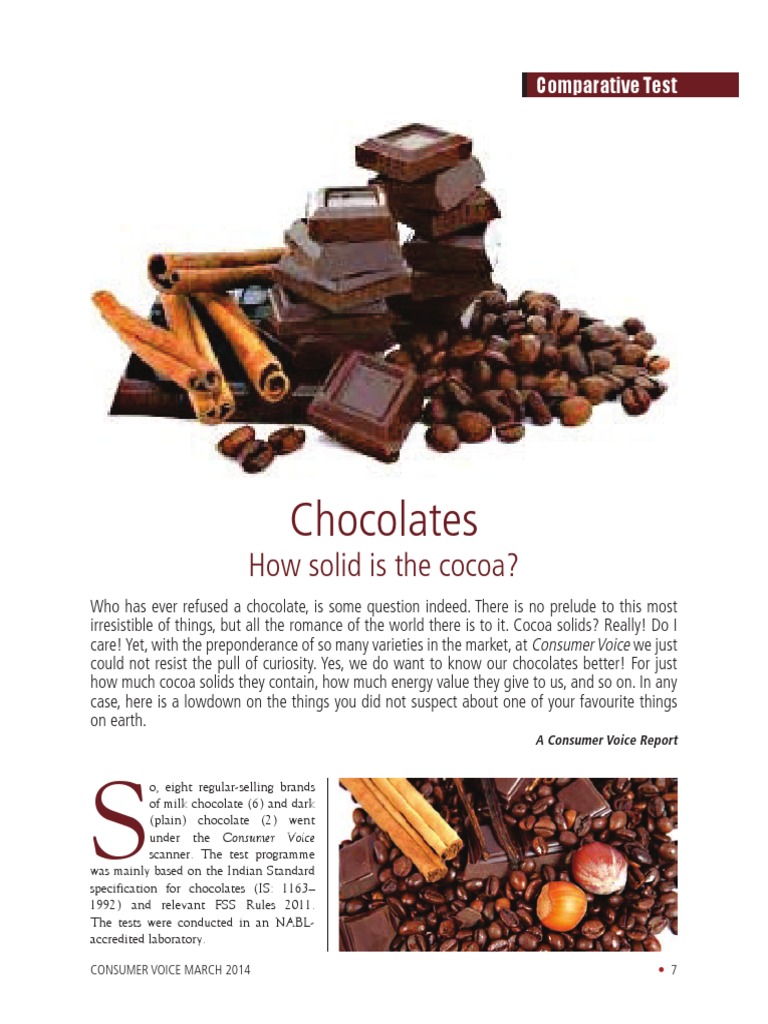 Chocolate Composition and Comparisons | PDF | Mexican Cuisine | Chocolate