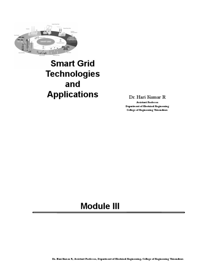 Smart Grid Module III: Substation Automation and Intelligent Electronic ...