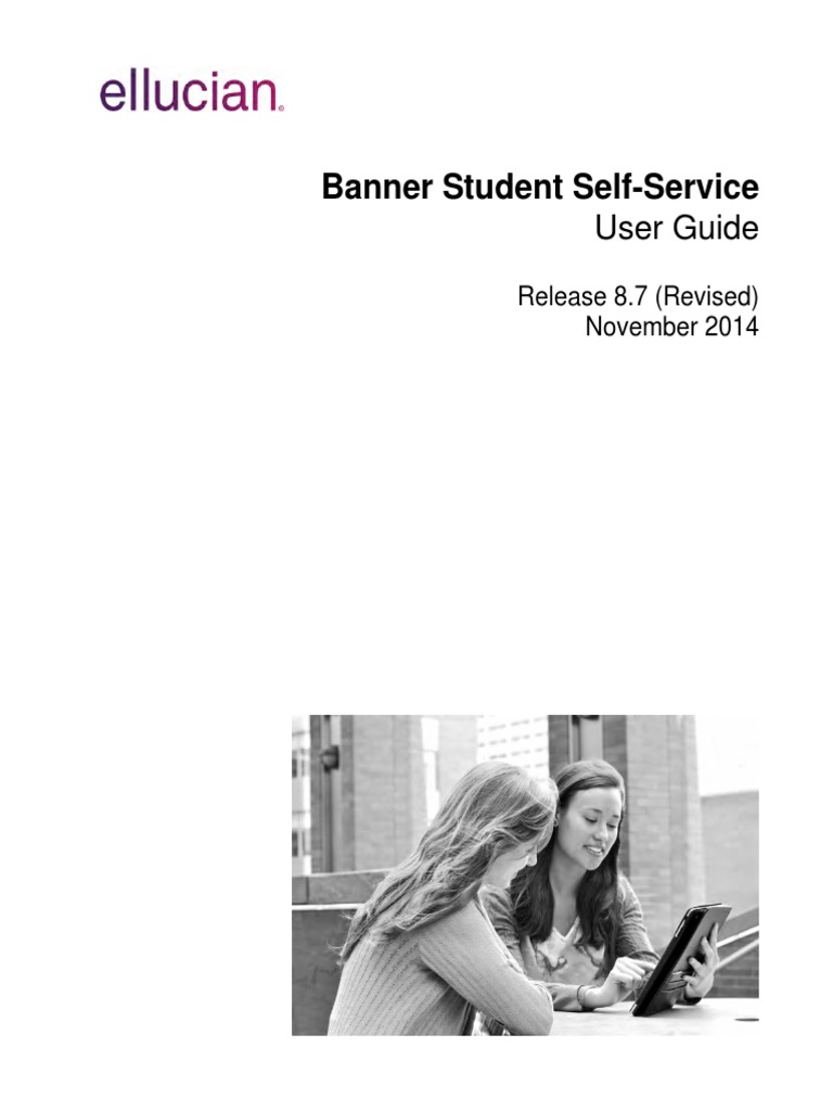 Banner Student Self-Service User Guide 8.7 | PDF | Cascading Style ...