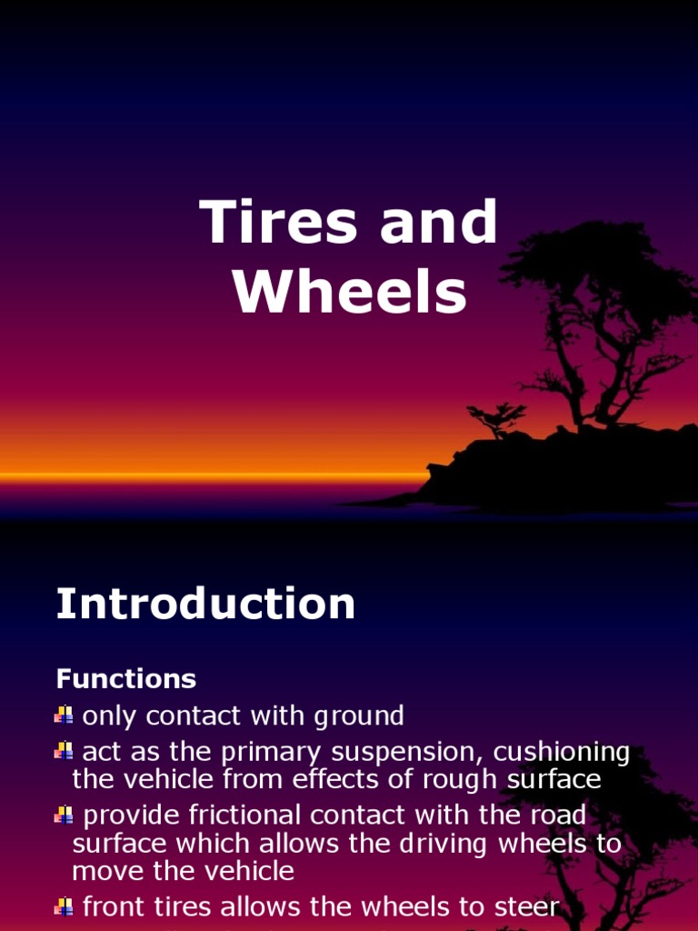 Tires and Wheels | PDF | Tire | Vehicle Technology