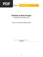 MCB Charges Schedule 2025 Overview | PDF | Transaction Account | Cheque