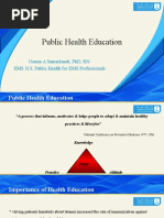 The Components of School Health Program | PDF | Health Care | Human Nature