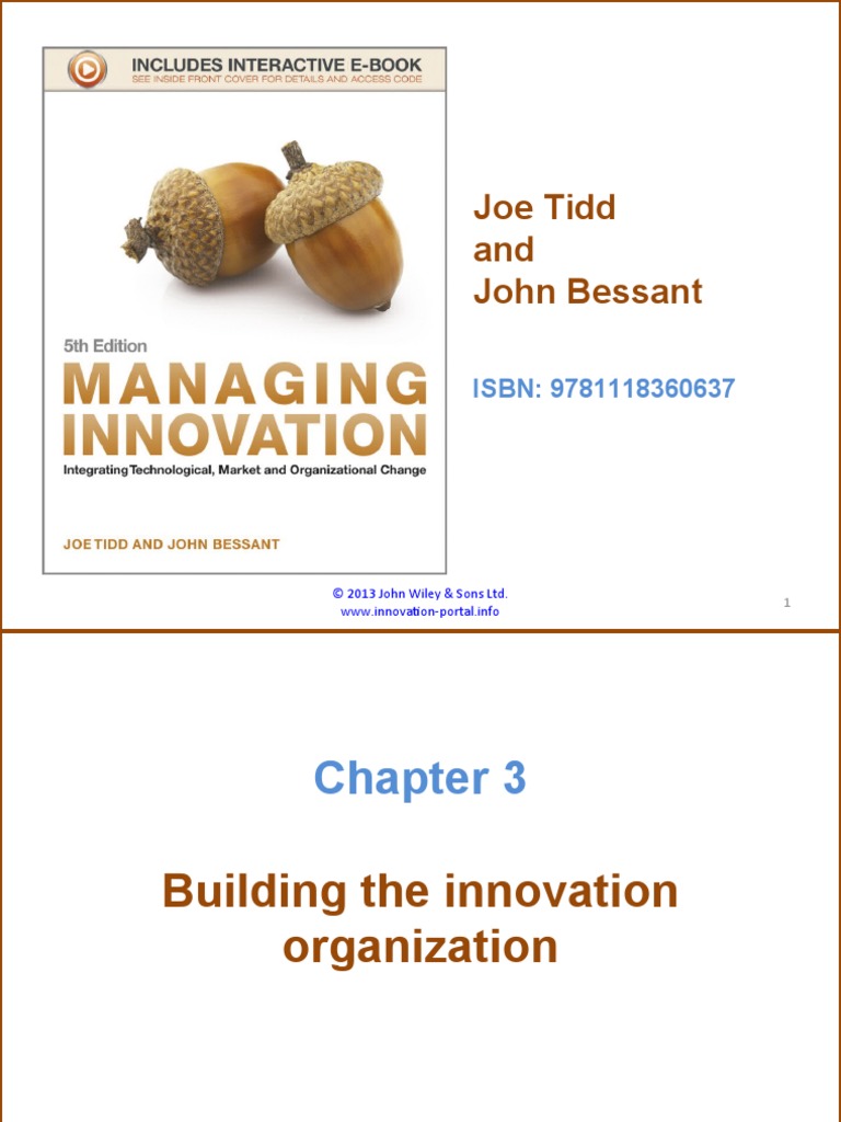 Joe Tidd and John Bessant: ISBN: 9781118360637 | Download Free PDF ...