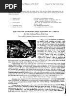 UPCAT Review Tracker | PDF | Equations | Area